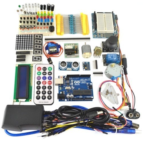 UNO R3 /1602 LCD Servo Motor Dot Matrix Breadboard LED starter kit for Arduino